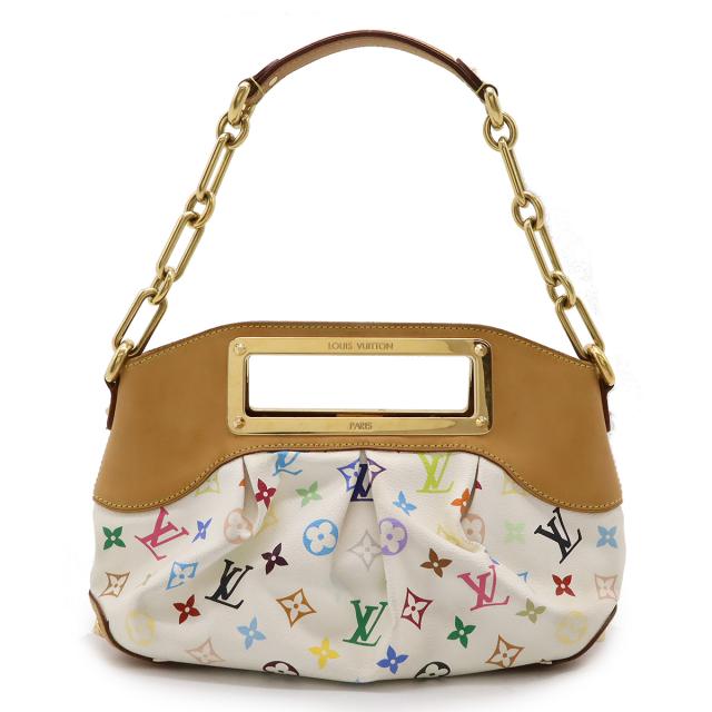 LOUIS VUITTON ルイ ヴィトン モノグラムマルチカラー ジュディPM ハンドバッグ 2WAY ショルダーバッグ ワンショルダー ブロン ホワイト M40257