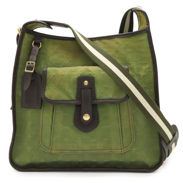 LOUIS VUITTON ルイ ヴィトン モノグラムミニ ブザス マリーケイト ショルダーバッグ 斜め掛け キャンバス レザー TSTカーキ 緑 M92322
