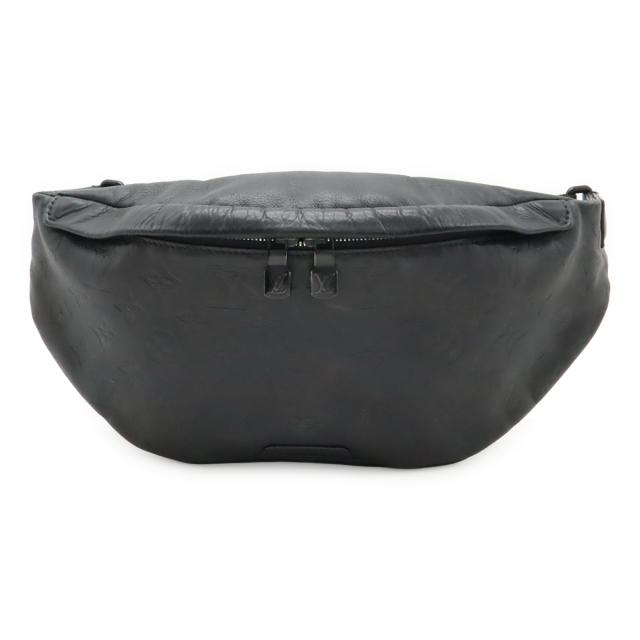 LOUIS VUITTON ルイ ヴィトン モノグラムシャドウ ディスカバリー バムバッグPM ウエストバッグ ウエストポーチ ボディバッグ ノワール 黒 M46036