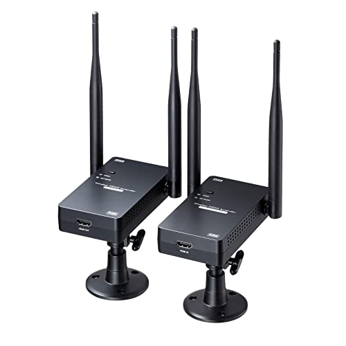 サンワサプライ ワイヤレスHDMIエクステンダー（据え置きタイプ・セットモデル） VGA-EXWHD11