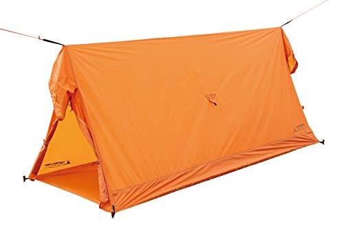 キャプテンスタッグ(CAPTAIN STAG) テント ソロテント ソロツェルト UVカット 3000mm防水 ベンチレーション装備 【1人用】 バッグ付き オレンジ UA-53 製品サイズ:(約)80×210×h90cm