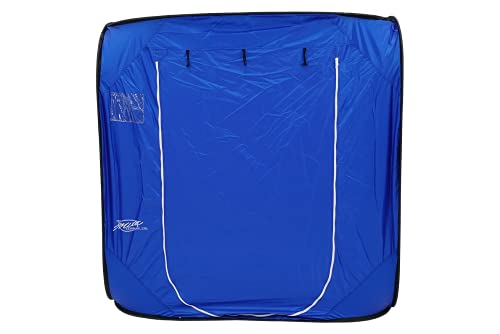 MITA クイックシェルター Sサイズ 1.6mx1.6mx2.4m QS-S かんたん設置&コンパクト収納 屋内用ポップアップテント QUICK SHELTER ライトブルー