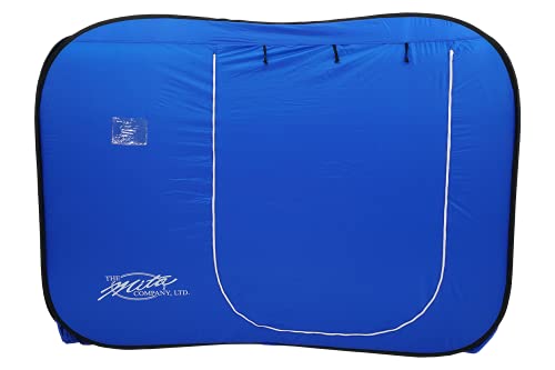 MITA クイックシェルター Lサイズ 1.85mx2.4mx2.4m QS-L かんたん設置&コンパクト収納 屋内用ポップアップテント QUICK SHELTER ライトブルー 大