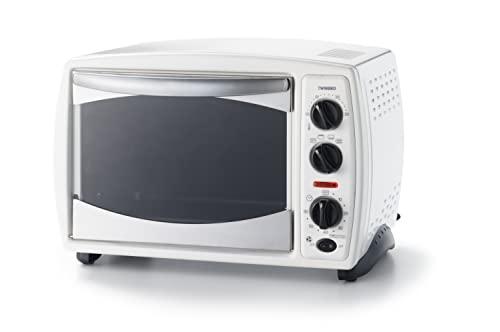 ツインバード コンベクション ノンフライ オーブン 14L 温度調節可能 二段調理 レシピブック TS-4179W ホワイト