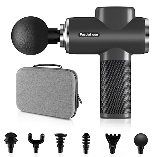 LAMONKE 筋膜リリースガン mini ハンディガン 筋膜ガン 12段階強力振動 全身リフレッシュ道具 筋肉リラックス 2500mAh大容量 Type-C充電式 小型 静音 軽量 携帯便利 6個ヘッド付属 収納ボックス付き 敬老の日