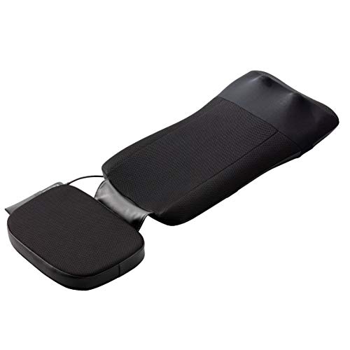 スライブ マッサージシート 寝て使用可能ストレッチコース付き ブラック MD-8670 BK