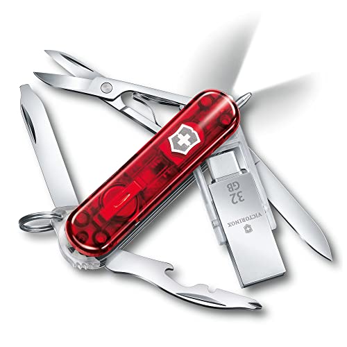 VICTORINOX(ビクトリノックス) ミッドナイトマネージャー スイス・アーミーナイフ 多機能 ナイフ キャンプ アウトドア マグネット式プラスドライバー LEDライト ボールペン付き 10機能を搭載したスイス製マルチツール コンパク