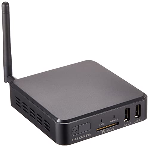 I-O DATA Android OS搭載STB サイネージ 4K出力 HDMI×1 USB2.0×2 SDXCカードスロット×1 LAN端子×1 マルチAV端子x1 DS-ASTB1A