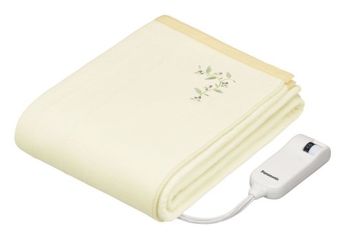 パナソニック 電気毛布 掛け敷き兼用 室温センサー搭載 8段階温度調節 ダニ対策 抗菌防臭 丸洗い可 シングル 188×137cm ベージュ DB-RC40M-C