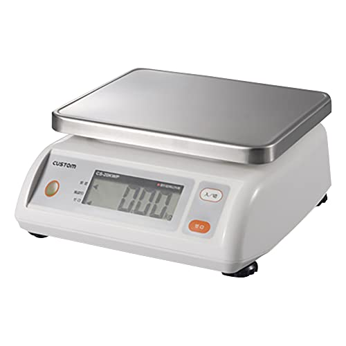 カスタム (CUSTOM) デジタル防水はかり 10kg ステンレス皿付 CS-10KWP