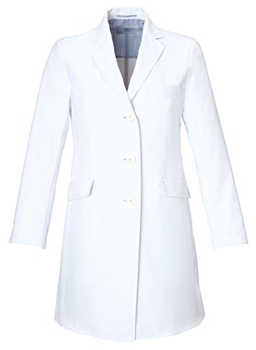 [ミズノ] 医療 白衣 女性 ドクターコート MZ0023 レディース 知性を引き立てる ミズノ機能採用 ドクターコート[制菌/透防止/制電]ダブルポケット 全5サイズS~3L ホワイト