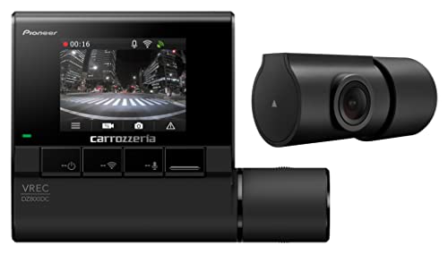 パイオニア 前後2カメラ ドライブレコーダー カロッツェリア VREC-DZ800DC 前後200万画素 前後SONY製STARVIS搭載 2インチ液晶 24時間365日駐車監視 あおり運転検知 前後フルHD 駐車監視対応 対角前160