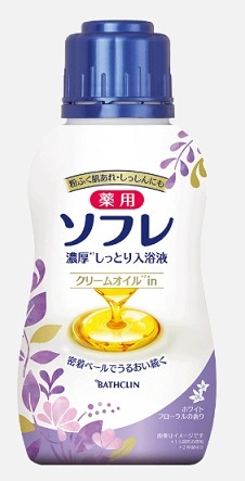 薬用ソフレ　濃厚入浴液　ホワイトフローラル　本体　４８０ｍｌ×12パック