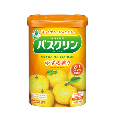バスクリン バスクリン　ゆずの香り　６００ｇ×12パック