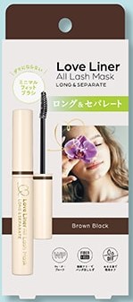 ラブ・ライナー　オールラッシュマスク　ロング&セパレート　ブラウンブラック×12パック