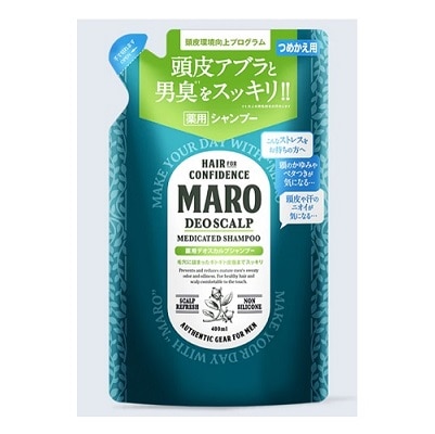 ＭＡＲＯ　薬用スカルプシャンプー　つめかえ用　４００ｍｌ×12パック