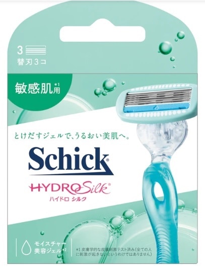 シック・ジャパン シック　ハイドロシルク　敏感肌用　替刃３個×12パック