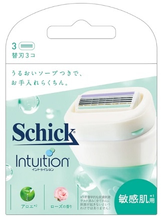シック・ジャパン シック　イントゥイション　敏感肌用　替刃３個×5パック