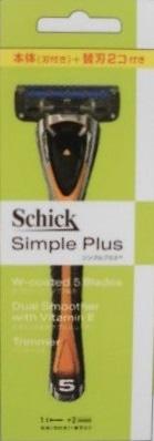 シック・ジャパン シック　Simple　Plus　ホルダー　替刃３個付×12パック