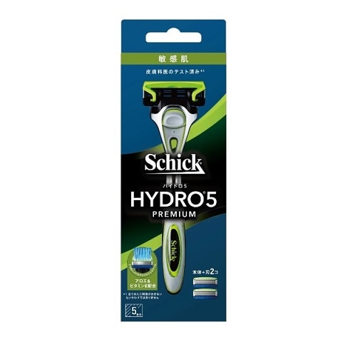 シック・ジャパン シック　ハイドロ５　プレミアム　敏感肌　ホルダー(刃付き)+替刃１個付×5パック