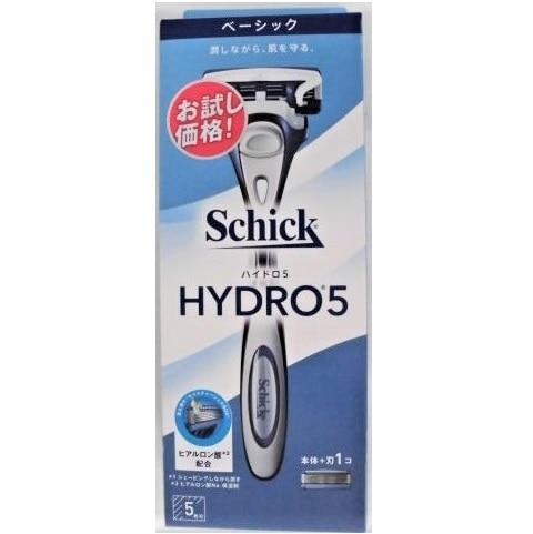 シック・ジャパン シック　ハイドロ５　ベーシック　ホルダー(刃付き)　お試し×12パック