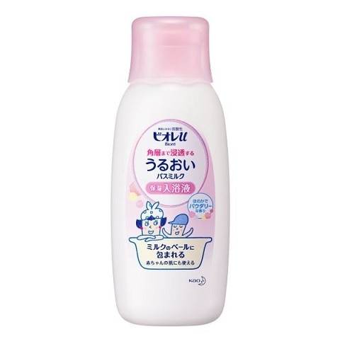花王 ビオレｕ　バスミルク　パウダリーな香り　本体　６００ｍｌ×12パック