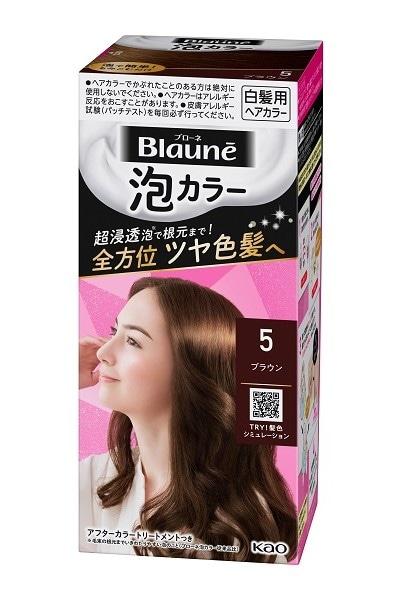 花王 ブローネ泡カラー　５　ブラウン×12パック