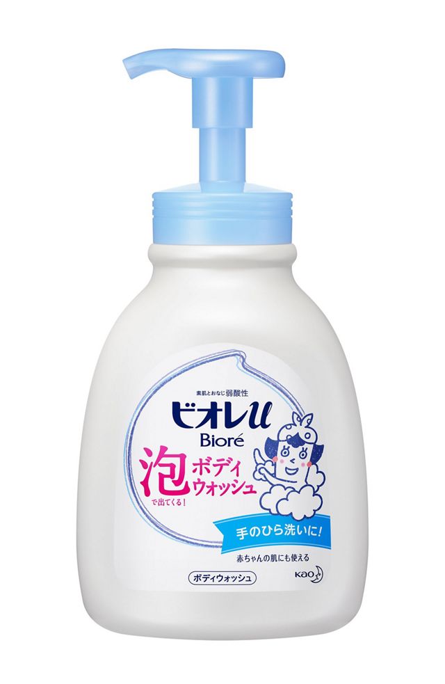 花王 ビオレｕ　泡で出てくるボディウォッシュ　ポンプ６００ｍｌ×12パック