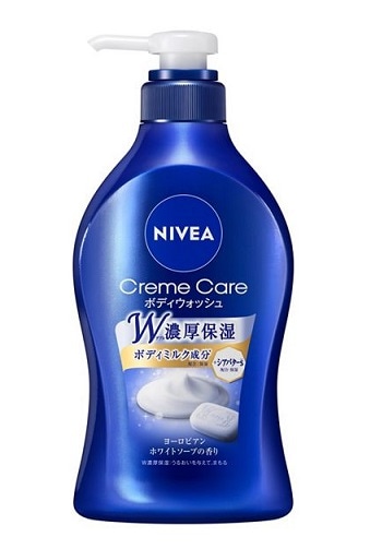 花王 ニベア　クリームケア　ボディウォッシュ　ヨーロピアンホワイトソープの香り　本体　４８０ｍｌ×12パック