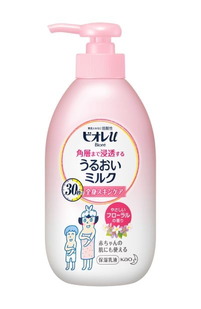 花王 ビオレＵ　うるおいミルク　フローラル　３００ｍｌ×12パック