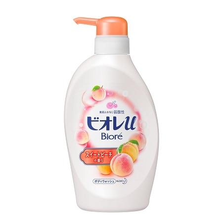 花王 ビオレｕ　スイートピーチ　ポンプ　４８０ｍｌ×12パック