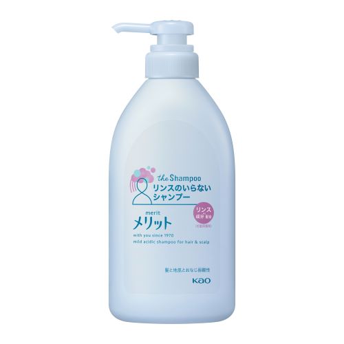 花王 メリット　リンスのいらないシャンプー　ポンプ　４８０ｍｌ×12パック