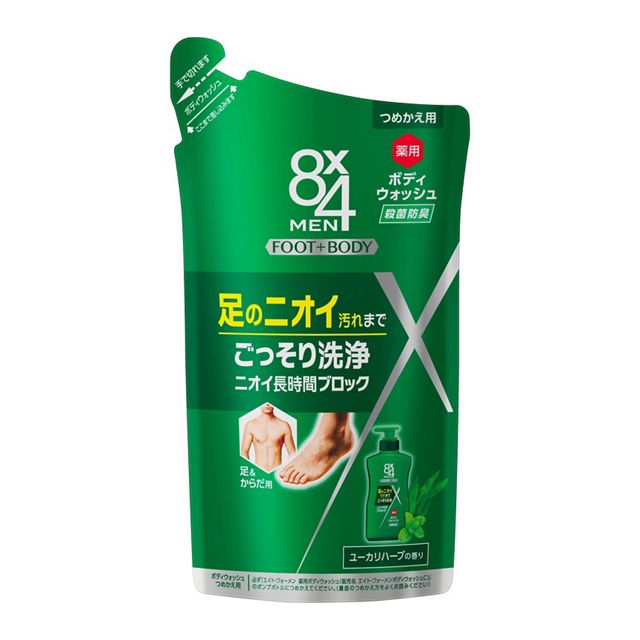 花王 ８×４メン　薬用ボディウォッシュ　つめかえ用　３００ｍｌ×12パック