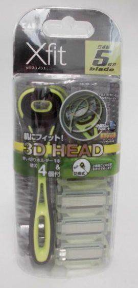 貝印 Ｘｆｉｔ　スリムパック　替刃　４個入×12パック