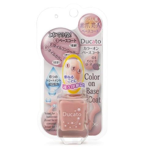 デュカート　カラーオンベースコート０１　アンティークローズ×12パック
