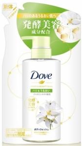 ユニリーバ ダヴ　ボディウオッシュ　発酵＆ビューティーシリーズ　ハリ＆うるおい　つめかえ用　３４０ｇ×12パック