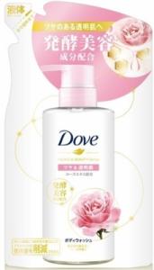 ユニリーバ ダヴ　ボディウォッシュ　発酵＆ビューティーシリーズ　ツヤ＆透明感　つめかえ用　３４０ｇ×12パック