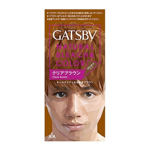 マンダム ギャツビー　ナチュラルブリーチカラー　クリアブラウン×12パック