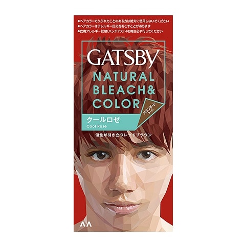 マンダム ギャツビー　ナチュラルブリーチカラー　クールロゼ×12パック