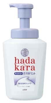 ライオン ハダカラ　薬用デオドラント　泡で出てくるタイプ　本体　５５０ｍｌ×12パック