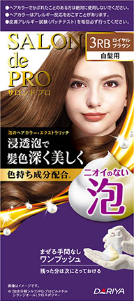 ダリヤ サロンドプロ　泡のヘアカラーエクストラリッチ３ＲＢ×12パック