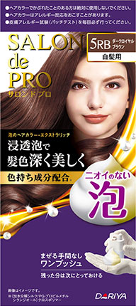 ダリヤ サロンドプロ　泡のヘアカラーエクストラリッチ５ＲＢ×12パック
