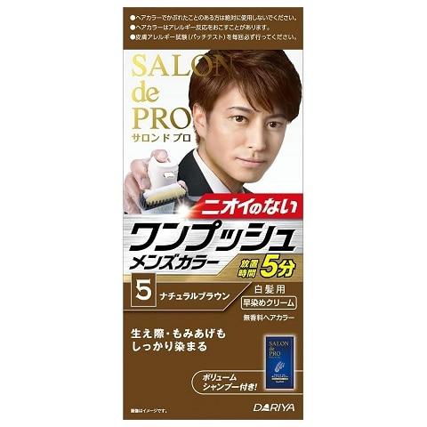 ダリヤ サロンドプロ　ワンプッシュメンズカラー５×12パック
