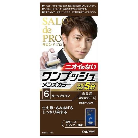 ダリヤ サロンドプロ　ワンプッシュメンズカラー６×12パック