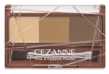 セザンヌ　ノーズ＆アイブロウパウダー　０１　キャメル×12パック