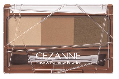セザンヌ　ノーズ＆アイブロウパウダー　０２　ナチュラル×12パック