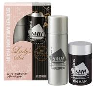 スーパーミリオンヘアー　レディースセット　ダークブラウン×3パック