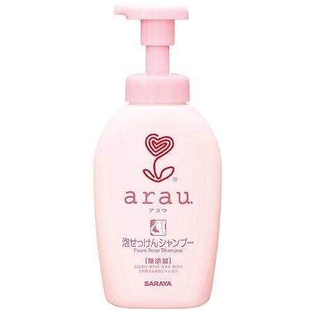 サラヤ アラウ　泡石けんシャンプー　本体　５００ｍｌ×12パック