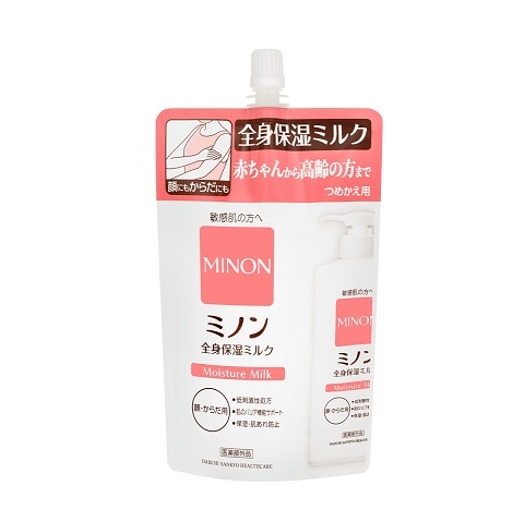 第一三共ヘルスケア ミノン　全身保湿ミルク　つめかえ用　３２０ｍｌ×12パック