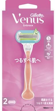 P＆G ジレット　ヴィーナス　つるすべ肌へ　本体＋替刃2個×5パック